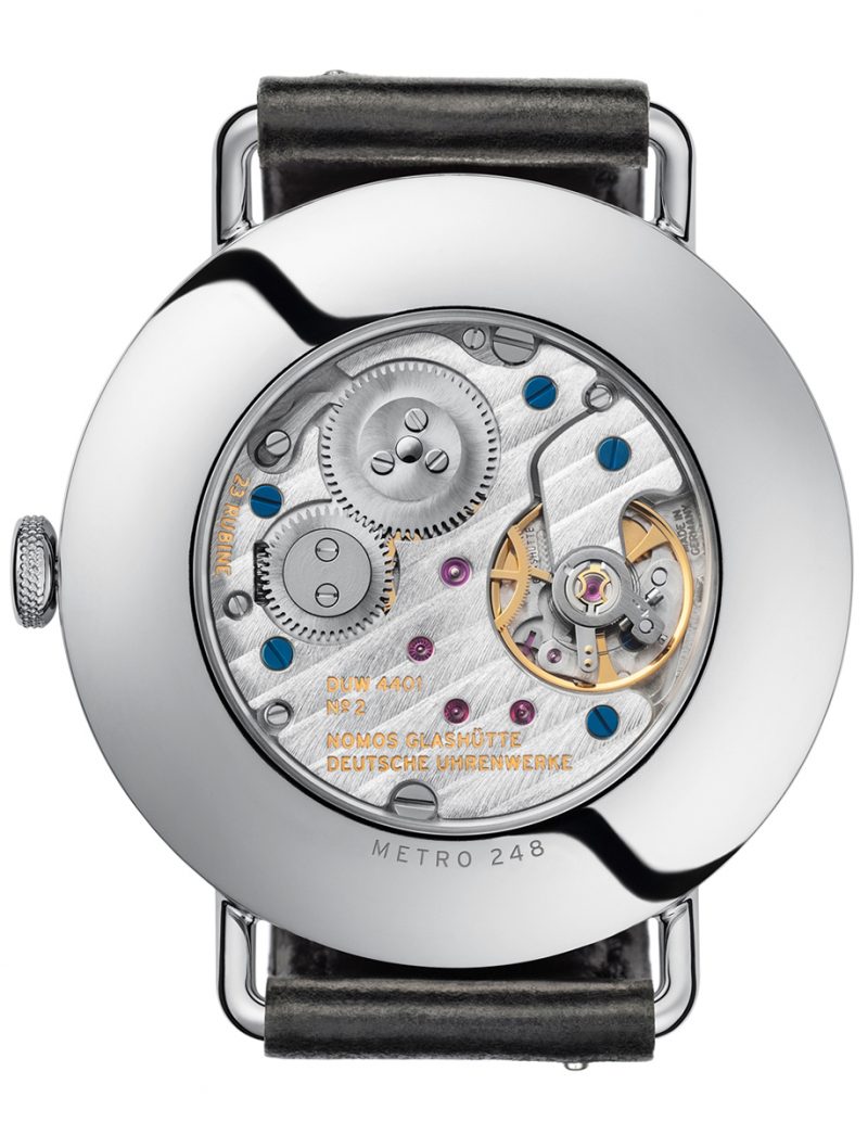 NOMOS Metro Metro Datum Gangreserve | Feldmar Watch Co.