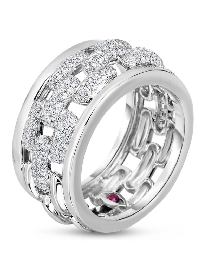 Roberto Coin Classic Diamond Ring with Diamonds | Feldmar Watch Co.